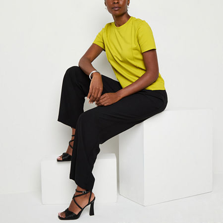 Click here for Worthington Womens Crew Neck Short Sleeve T-Shirt... prices
