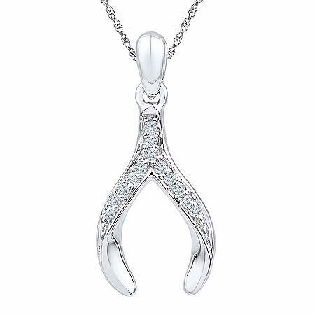 Click here for Womens Diamond Accent Natural White Diamond Sterli... prices