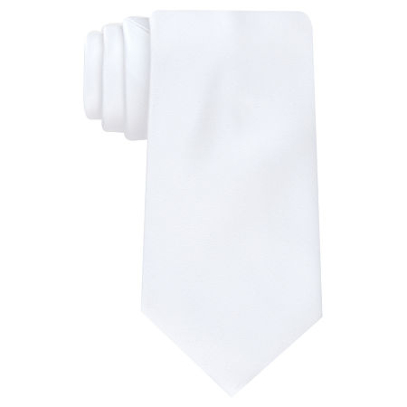 Click here for Stafford Satin Solid Tie  One Size  White prices