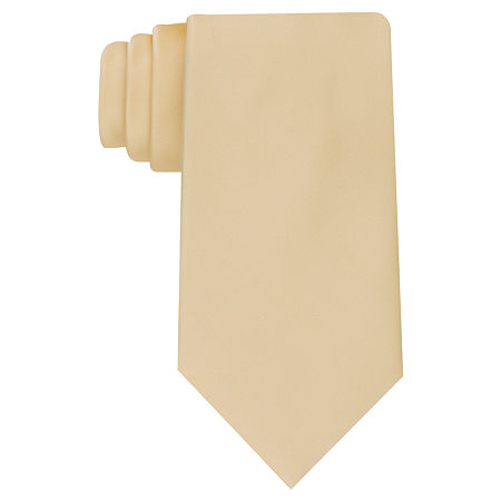 Click here for Stafford Satin Solid Tie  One Size  Yellow prices