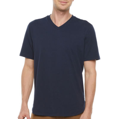Stylus Mens V Neck Short Sleeve T-Shirt, Color: Moonless Night - JCPenney
