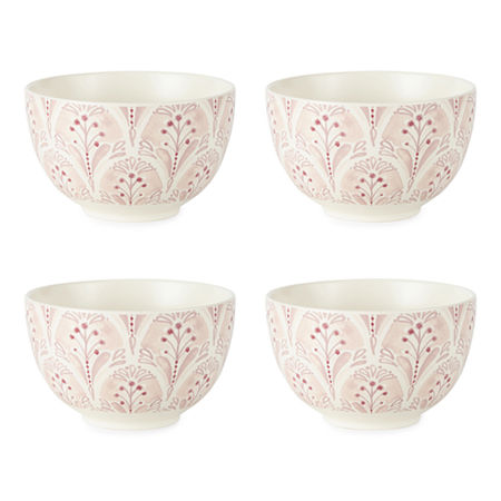 Click here for Distant Lands Pink 4-pc. Bowl  One Size  Pink prices
