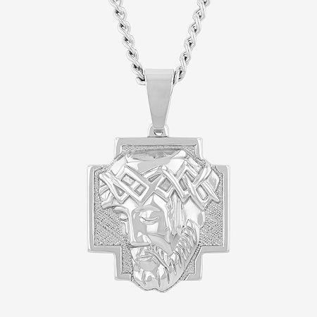 Click here for Mens Stainless Steel 24 Inch Pendant Necklace  One... prices