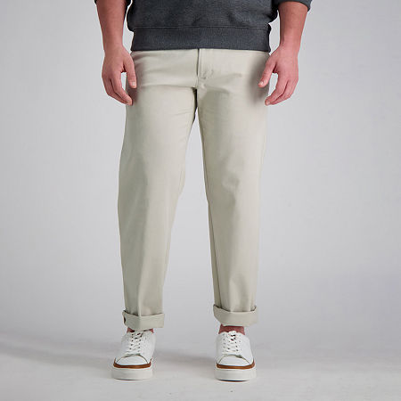 Click here for Haggar Mens Life Khaki Straight Fit Comfort Pant -... prices