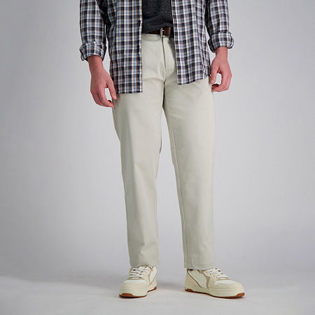 Click here for Haggar Life Khaki Comfort Chino Mens Comfort Waist... prices