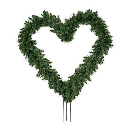Click here for Northlight 25in Artificial Pine Heart Shaped With... prices
