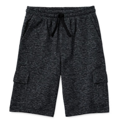 Thereabouts Little & Big Boys Pull-On Cargo Jogger Short, Color: Black ...
