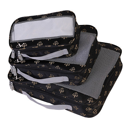 American Flyer Fleur De Lis 3pc. Packing Set-Black