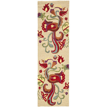 Click here for Safavieh Nuala Floral Wool Rug  One Size  Beige prices