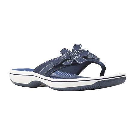 Click here for Clarks Cloudsteppers Womens Brinkley Flora Flip-Fl... prices