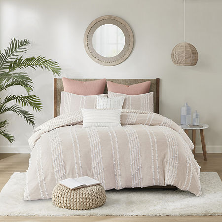 Ink+Ivy Kara Jacquard 3-Pc. Comforter Set  King/California King - Blush