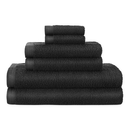 Click here for Home Expressions Solid & Stripe Bath Towel  One Si... prices