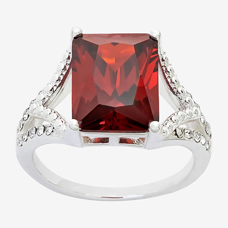 Click here for Sparkle Allure Womens Red Crystal Pure Silver Over... prices
