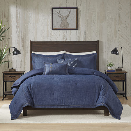 Woolrich Perry Denim 5-Pc. Comforter Set  Full - Blue