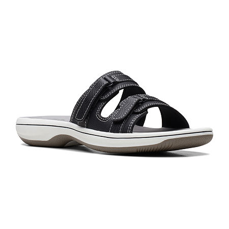 Click here for Clarks Cloudsteppers Womens Breeze Piper Slide San... prices