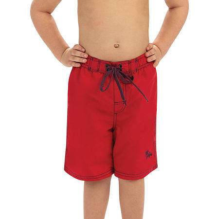 Click here for Dolfin Little Boys Quick Dry Swim Shorts  6  Red prices