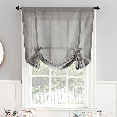 Click here for Noah Heathered Texture Semi-Sheer Rod Pocket Windo... prices