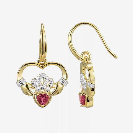Click here for Heart-Shaped Lab-Created Ruby and Diamond-Accent C... prices