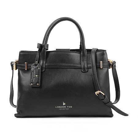 Click here for London Fog City Smooth Satchel  One Size  Black prices
