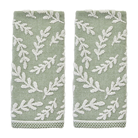 Click here for Saturday Knight Leaf Sprig 2-pc. Embellished Flora... prices