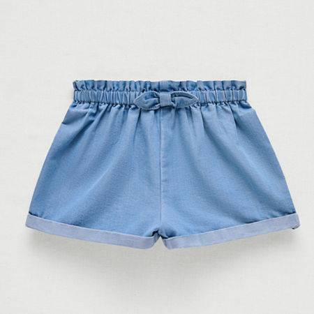 Click here for Okie Dokie Baby Girls Pull-On Short  3 Months  Blu... prices