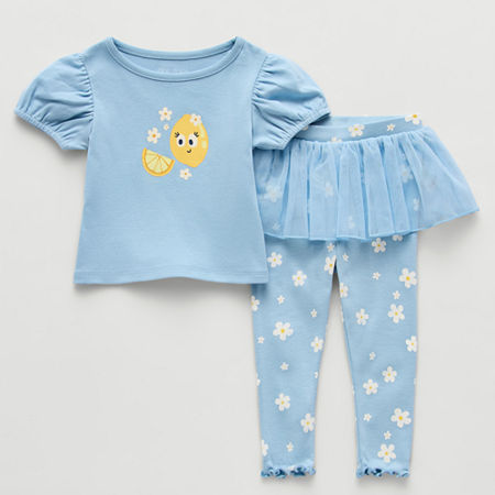 Click here for Okie Dokie Baby Girls Legging Set  24 Months  Blue prices