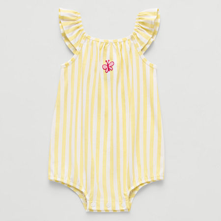 Click here for Okie Dokie Baby Girls Sleeveless Striped Romper  2... prices