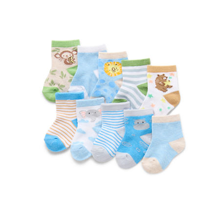 Click here for So Adorable Baby Boys 10 Pair Low Cut Socks  6-12... prices