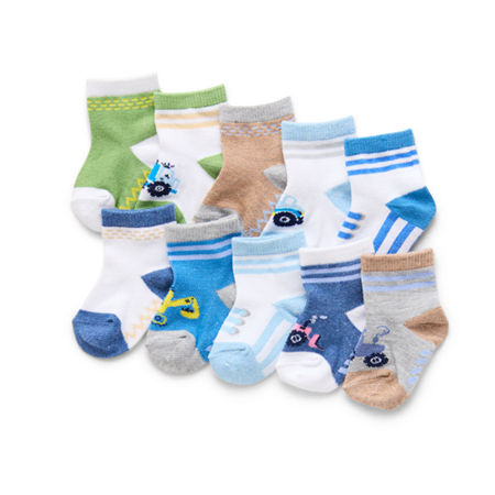 Click here for So Adorable Baby Boys 10 Pair Low Cut Socks  12-24... prices