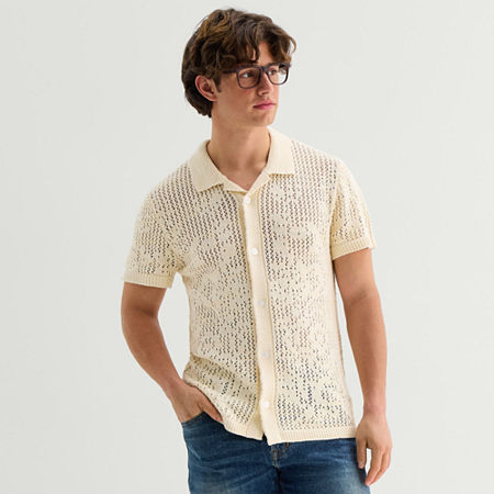 Click here for Arizona Mens Crew Neck Short Sleeve Polo Sweater... prices