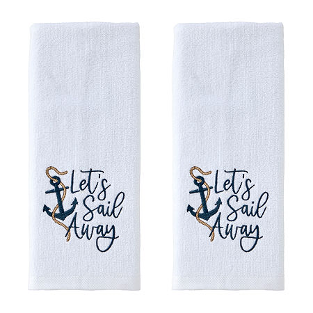 Click here for Saturday Knight Lets Sail Away Hand Towel 2-pc. Ha... prices