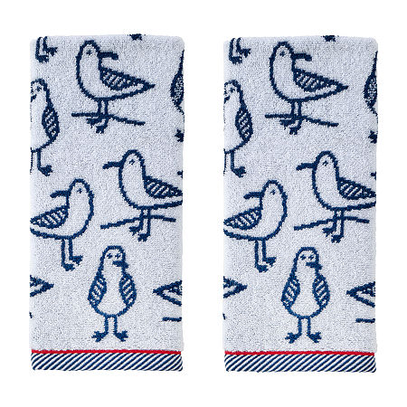 Click here for Saturday Knight Seagull Sam Hand Towel 2-pc. Embel... prices