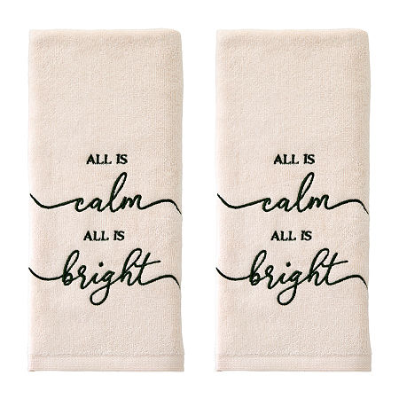 Click here for Saturday Knight All Is Calm Hand Towel 2-pc. Hand... prices