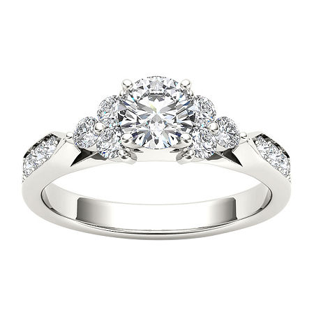 Click here for 1 CT.T.W. Natural Round Diamond 14K Gold Engagemen... prices
