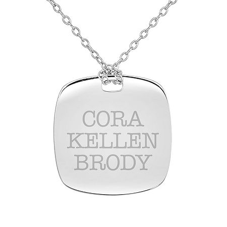 Click here for Personalized Sterling Silver 20mm Family Name Pend... prices