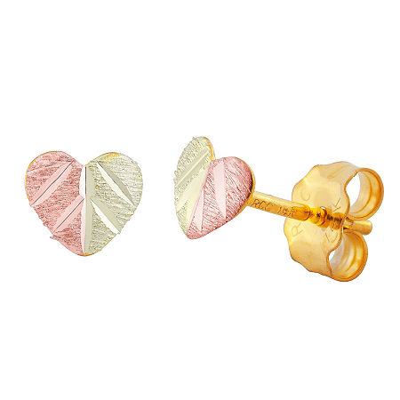 Click here for Landstroms Black Hills Gold 14K Gold Stud Earrings... prices