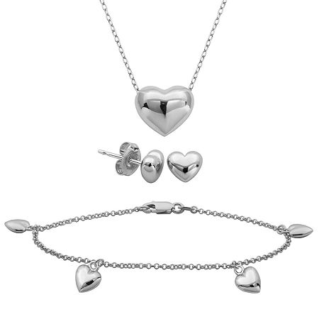 Click here for Sterling Silver Heart 3-pc. Jewelry Set  One Size prices