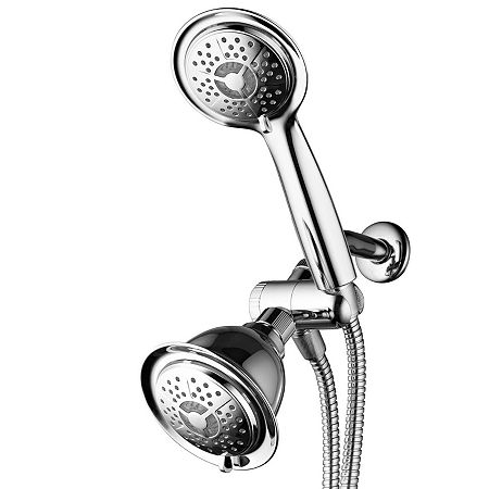 Click here for PowerSpa All-Chrome 3-way LED Twin Shower System w... prices