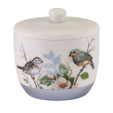 Click here for Avanti Love Nest Bird Motif Resin Covered Jar - Cr... prices