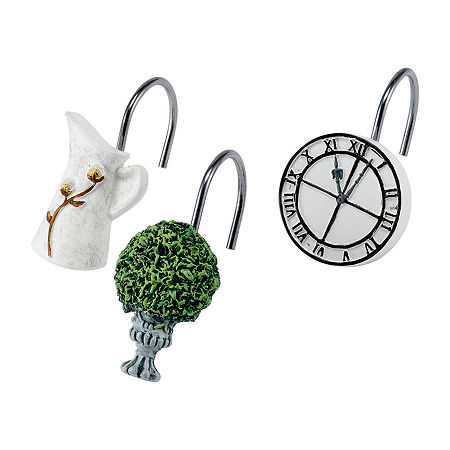 Avanti Modern Farmhouse Shower Curtain Hooks
