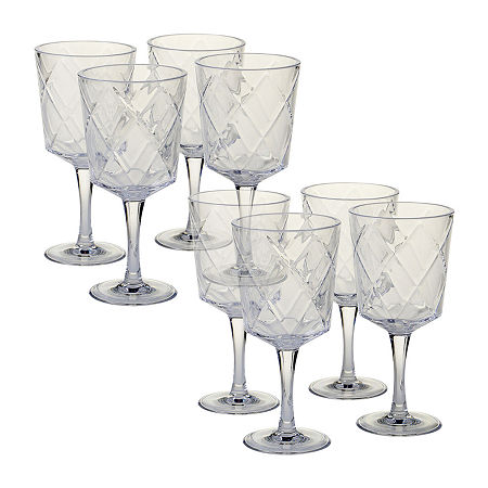 Click here for Certified International Clear Diamond Acrylic 8-Pc... prices