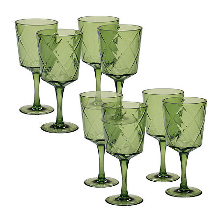 Click here for Certified International Green Diamond Acrylic 8-Pc... prices