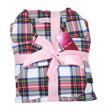 White Mark Plus Size 3-Piece Pajama Set - Red White