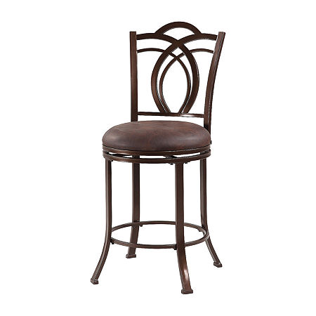 Click here for Calif Metal Upholstered Bar Stool  One Size  Black prices