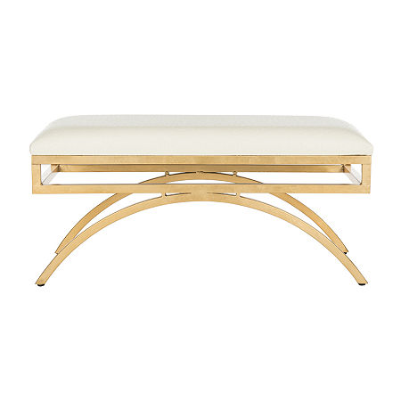 Click here for Moon Arc Accent Bench  One Size  White prices