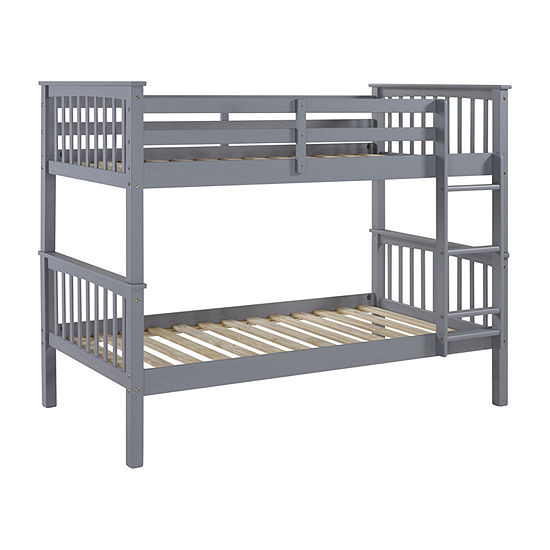 Solid Wood Mission Design Bunk Bed - JCPenney Solid Wood Mission Design Bunk Bed - JCPenney