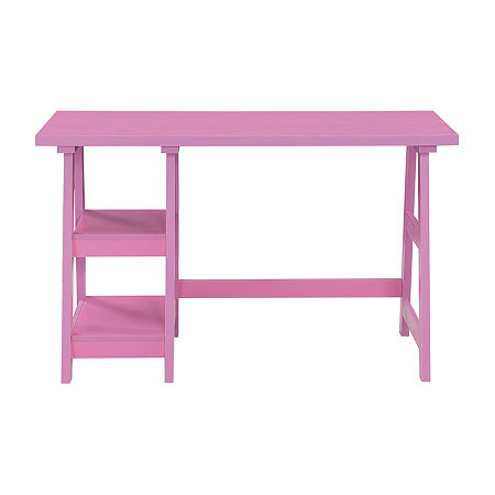 Click here for Booker Trestle Desk  One Size  Pink prices