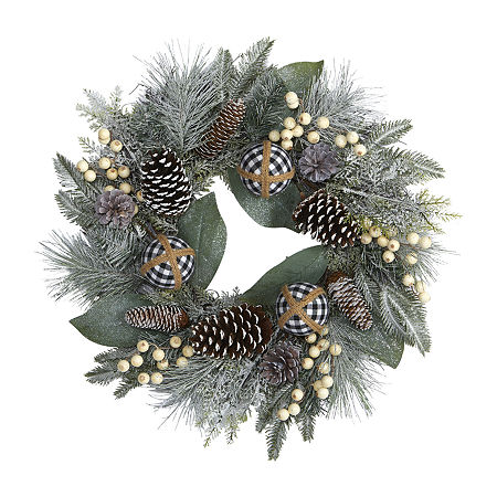 Click here for Nearly Natural 24in. Snow Tipped Holiday Artificia... prices