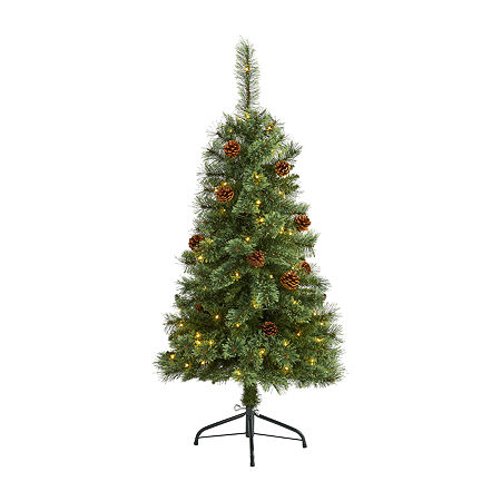 Click here for Nearly Natural 4 Foot White Mountain Pine With Pin... prices
