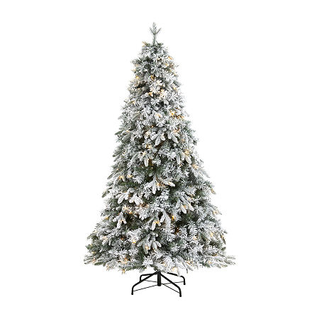 Click here for Nearly Natural 6 Foot Flocked Vermont Mixed Pine W... prices